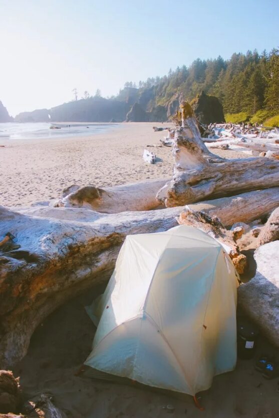 Camping at Second Beach, WA | Explore the Map