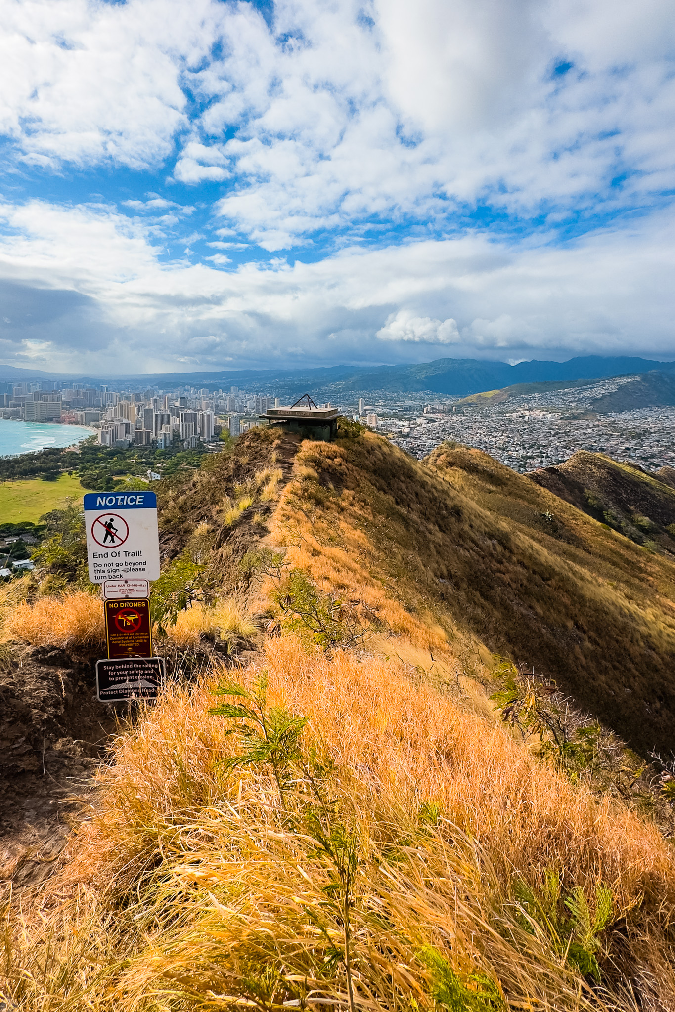 Hiking Diamond Head in Honolulu